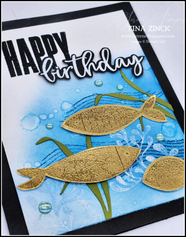 Fish and a Wish Birthday Card - Tina Zinck, Stamping Artist & Creative ...