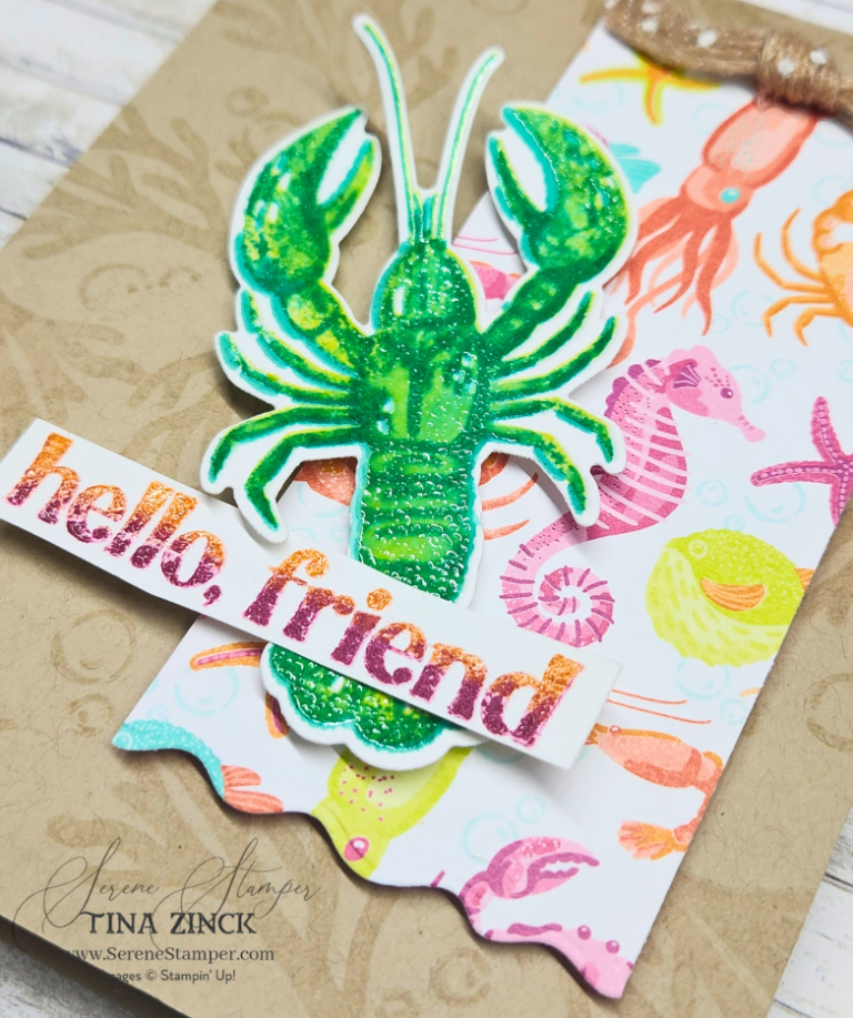 Hello Friend (Ocean Friends Bundle) - Tina Zinck, Stamping Artist ...