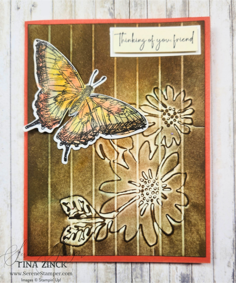 How to Create a Carved Wood Look Using Dies and Embossing Folders ...