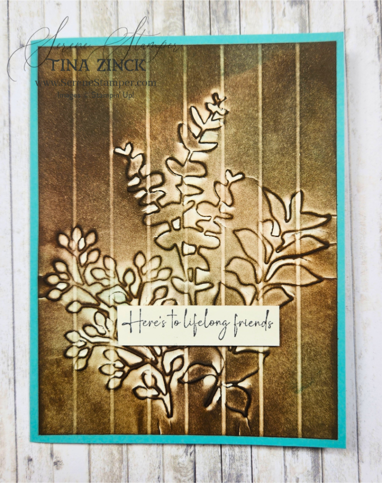 How to Create a Carved Wood Look Using Dies and Embossing Folders ...