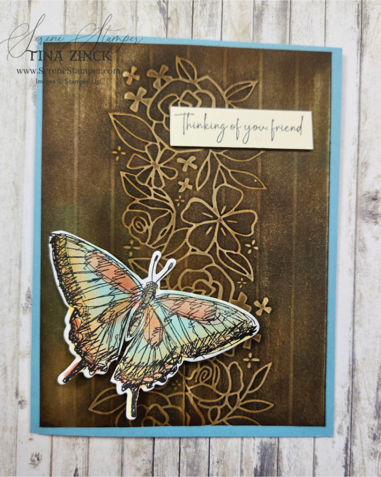 How to Create a Carved Wood Look Using Dies and Embossing Folders ...