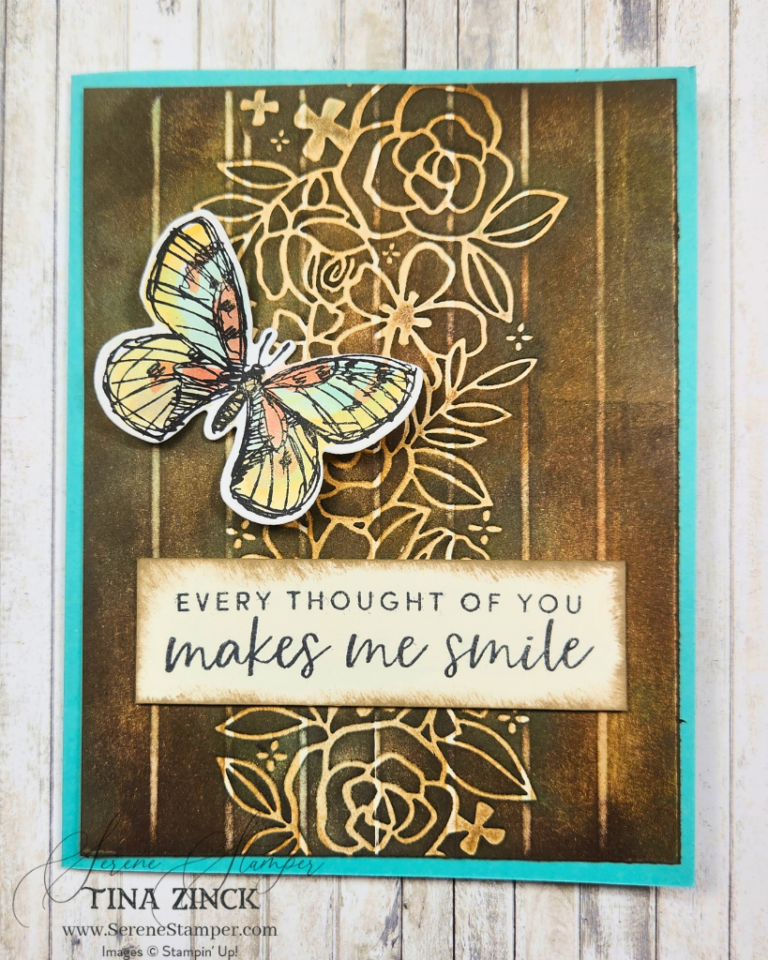 How to Create a Carved Wood Look Using Dies and Embossing Folders ...