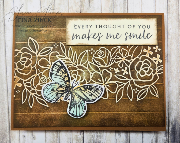 How to Create a Carved Wood Look Using Dies and Embossing Folders ...