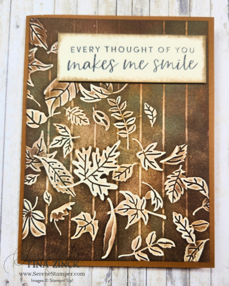 How to Create a Carved Wood Look Using Dies and Embossing Folders ...