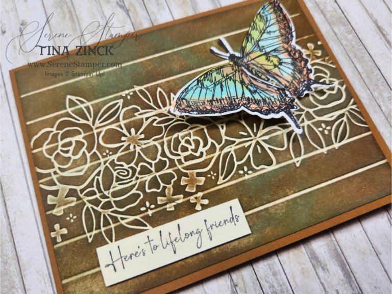 How to Create a Carved Wood Look Using Dies and Embossing Folders ...