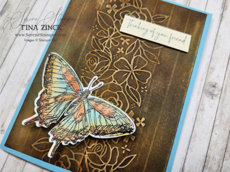 How to Create a Carved Wood Look Using Dies and Embossing Folders ...