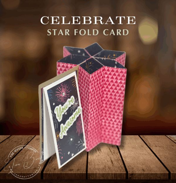 How to Make a Star Fun Fold Card (Easy Wow-Factor Design!) - Tina Zinck ...