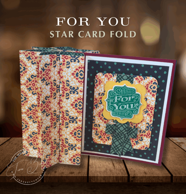 How to Make a Star Fun Fold Card (Easy Wow-Factor Design!) - Tina Zinck ...